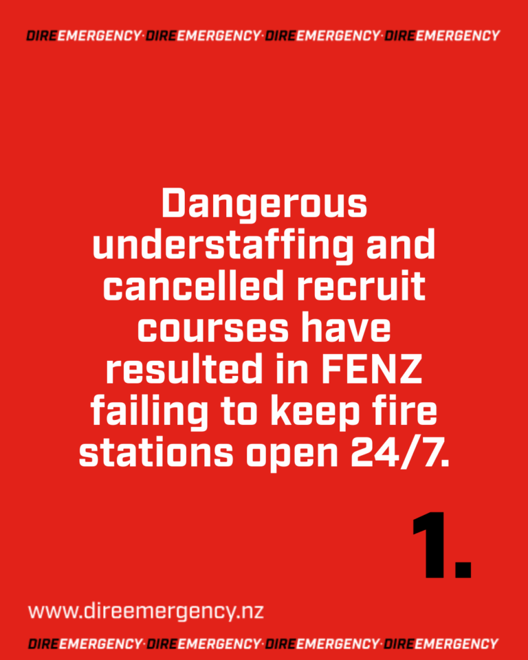 DIRE EMERGENCY - Fighting for your fire service - NZPFU